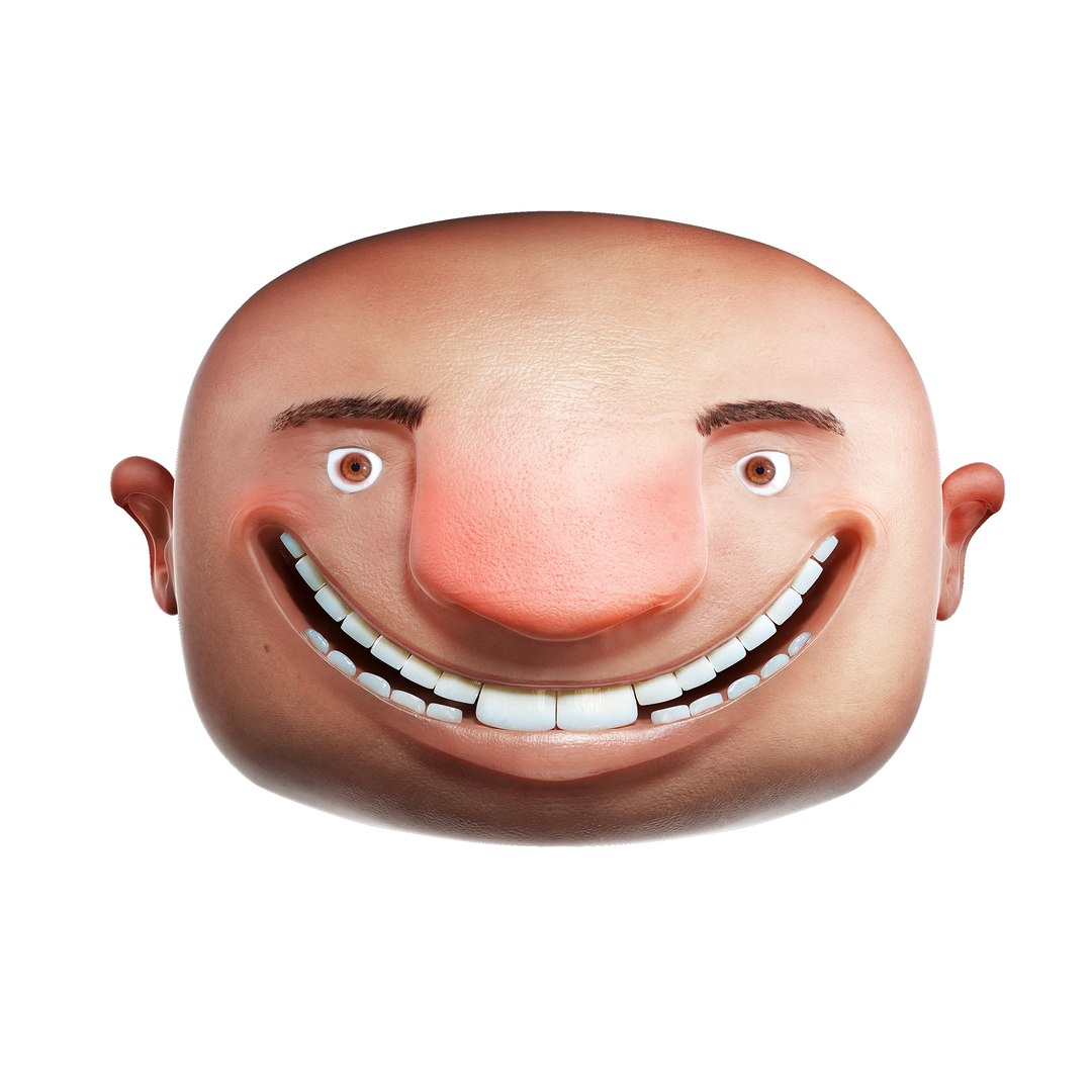 Toon Character Face Head Max