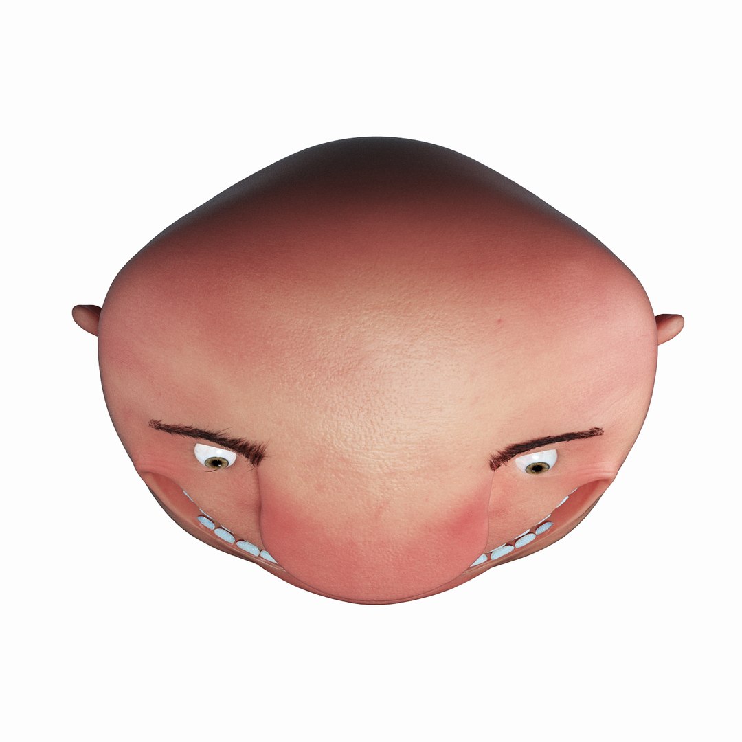 Toon Character Face Head Max