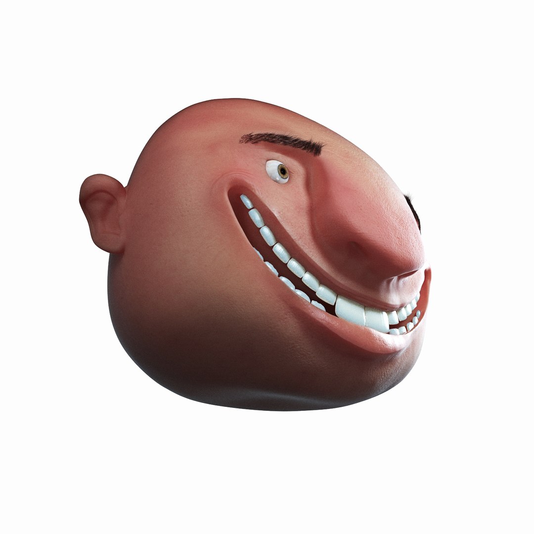 Toon Character Face Head Max