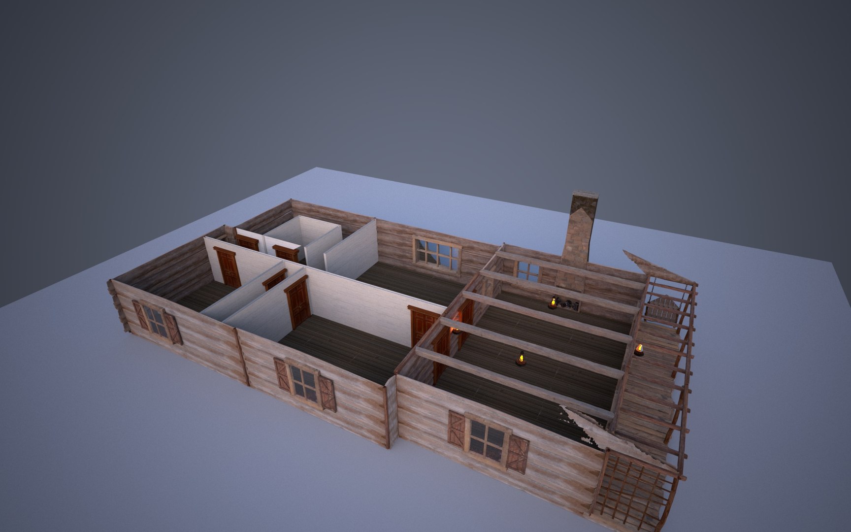 Evil Deads Cabin 3D - TurboSquid 1938507