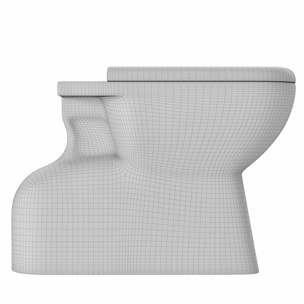 3D toilet floor mount - TurboSquid 1690107