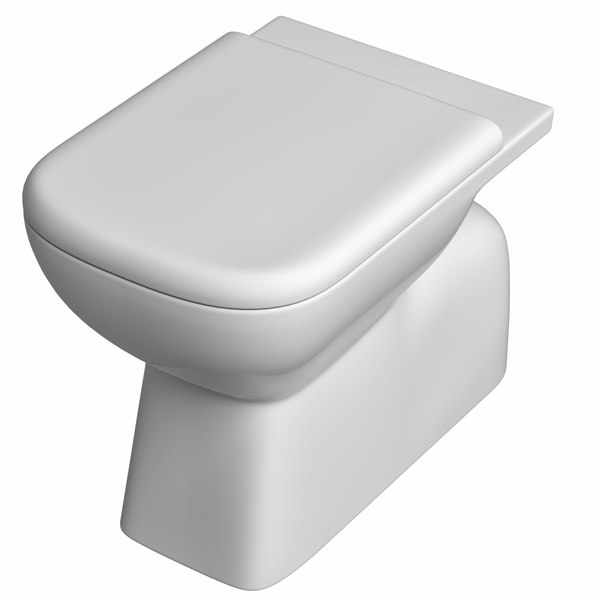 3D toilet floor mount - TurboSquid 1690107
