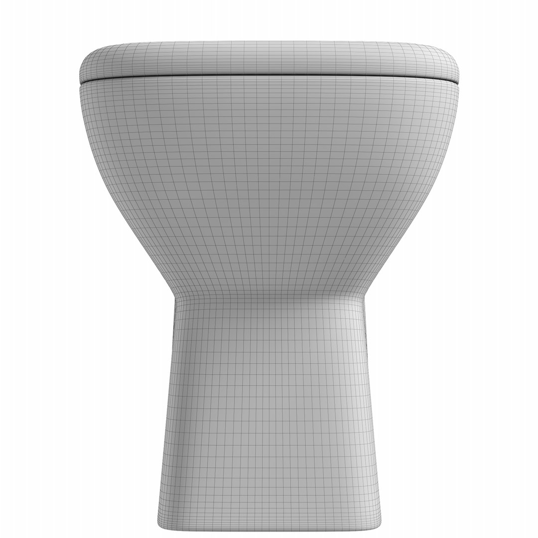 3D toilet floor mount - TurboSquid 1690107