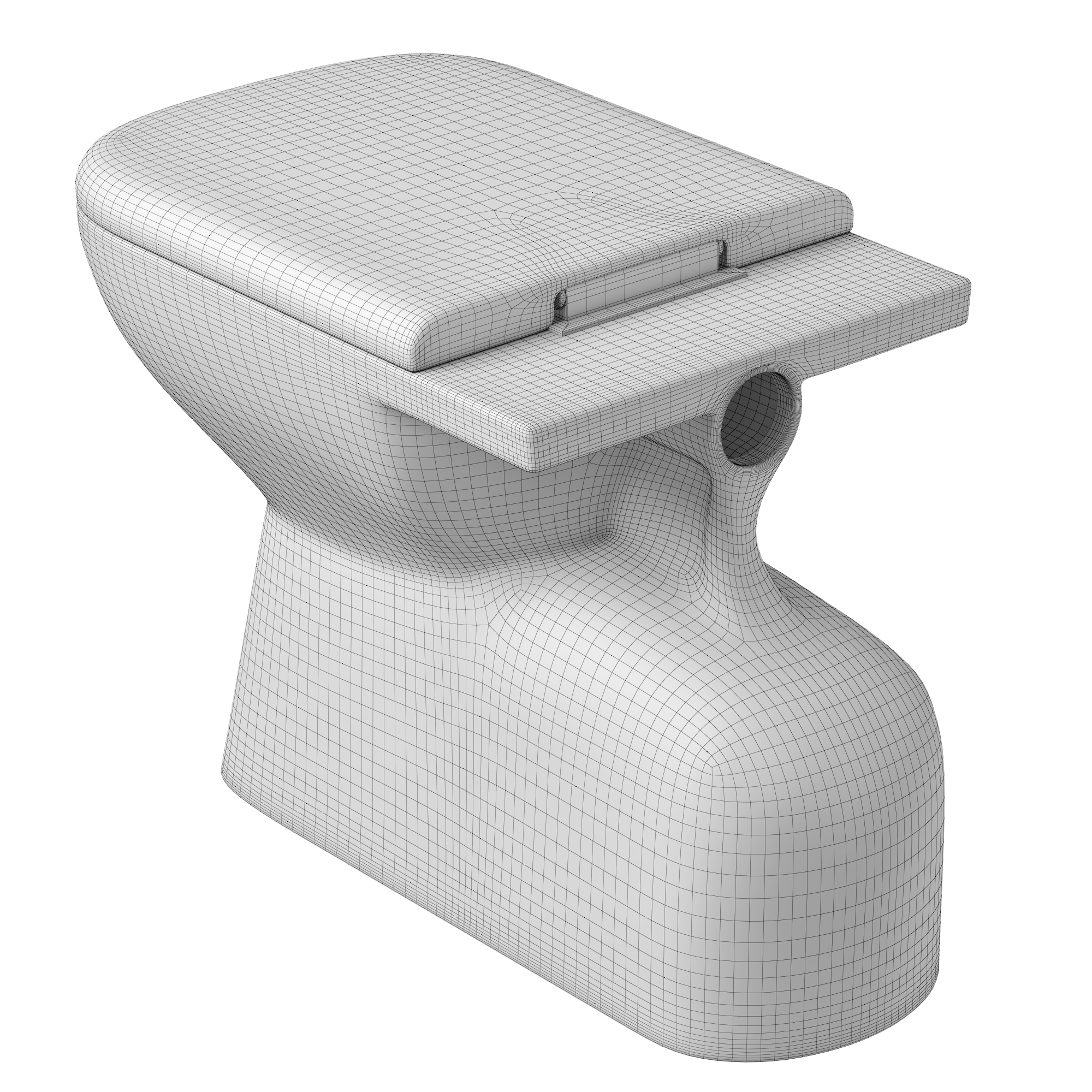 3D toilet floor mount - TurboSquid 1690107