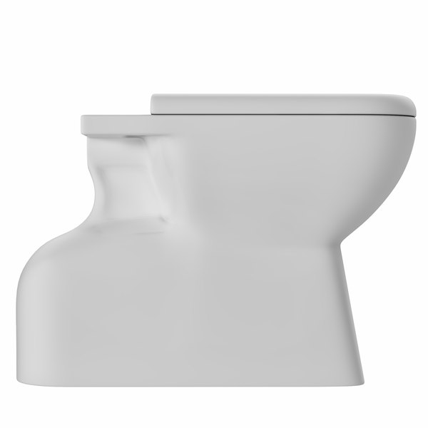 3D toilet floor mount - TurboSquid 1690107