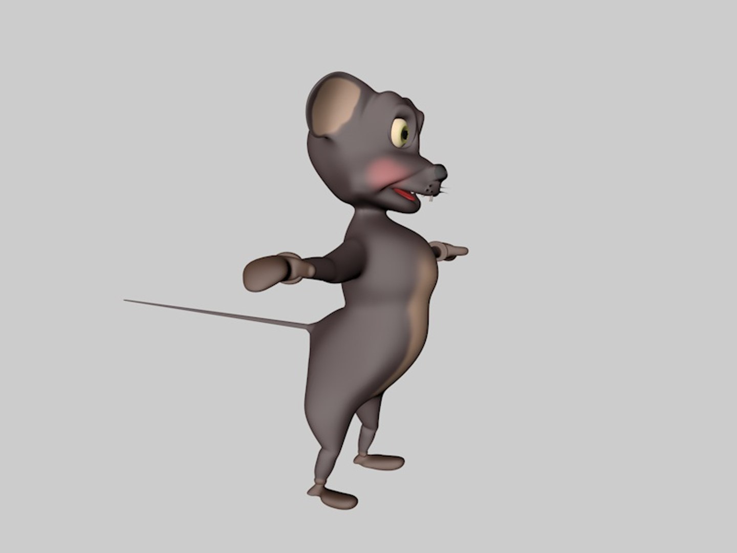 Mouse Character 3d Model