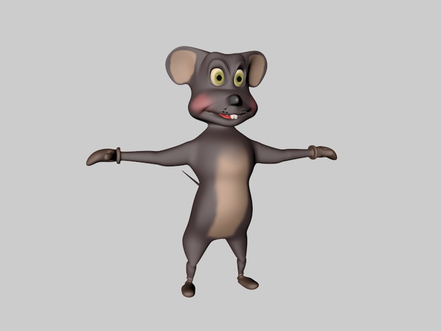 Mouse Character 3d Model