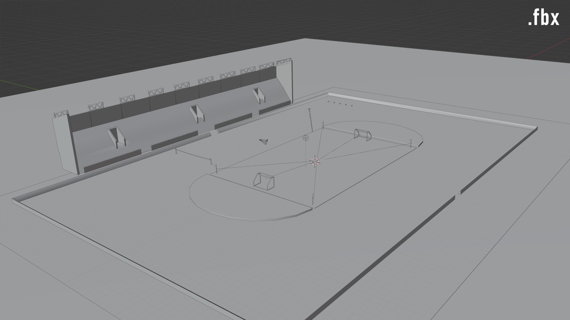 Running Track Sports Field - Low Poly Set 3D Model - TurboSquid 2051119