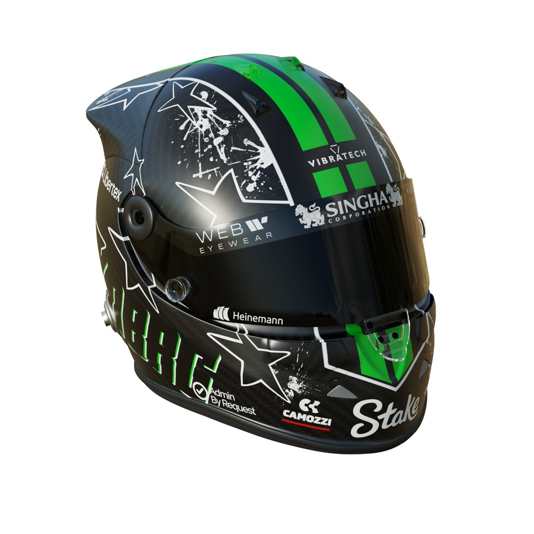 F1 Nico Hulkenberg Helmet 2025 Model - TurboSquid 2383718
