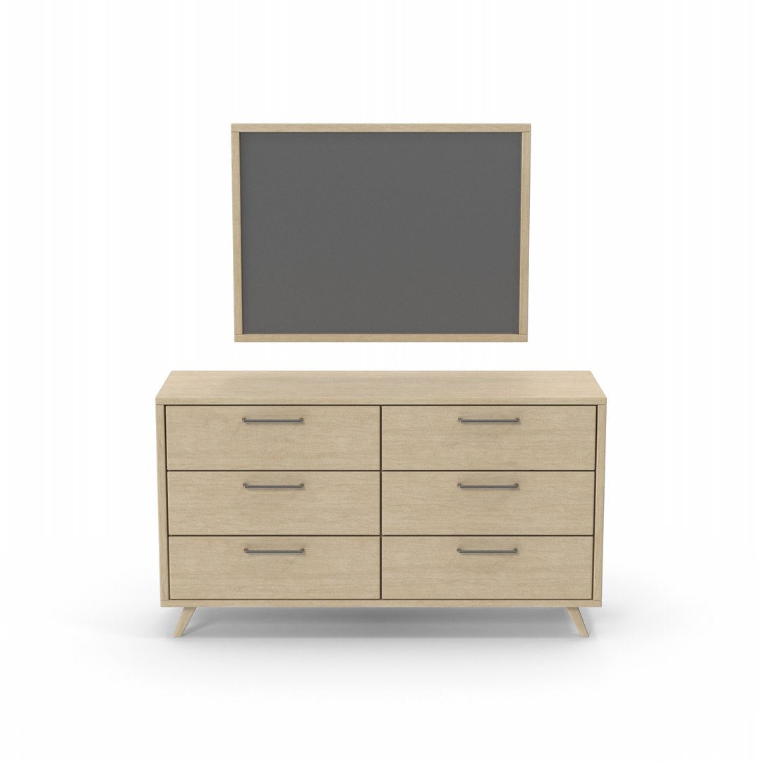 Bedroom Sideboard Drawer Dresser 3D Model - TurboSquid 2019828