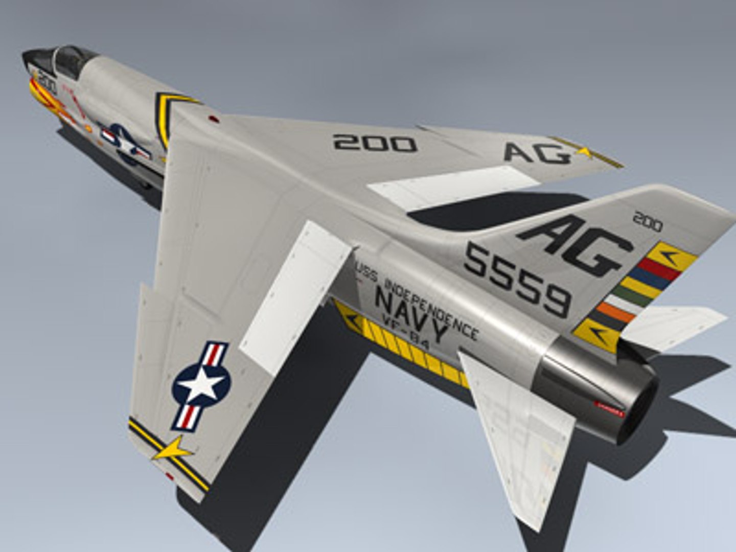 Navy Fighter 3d Model