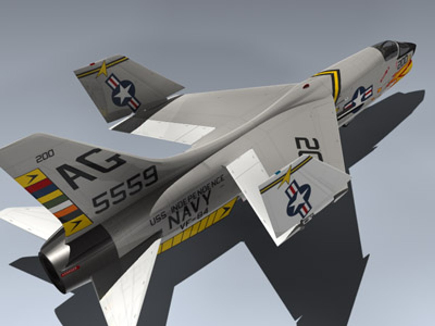 Navy Fighter 3d Model