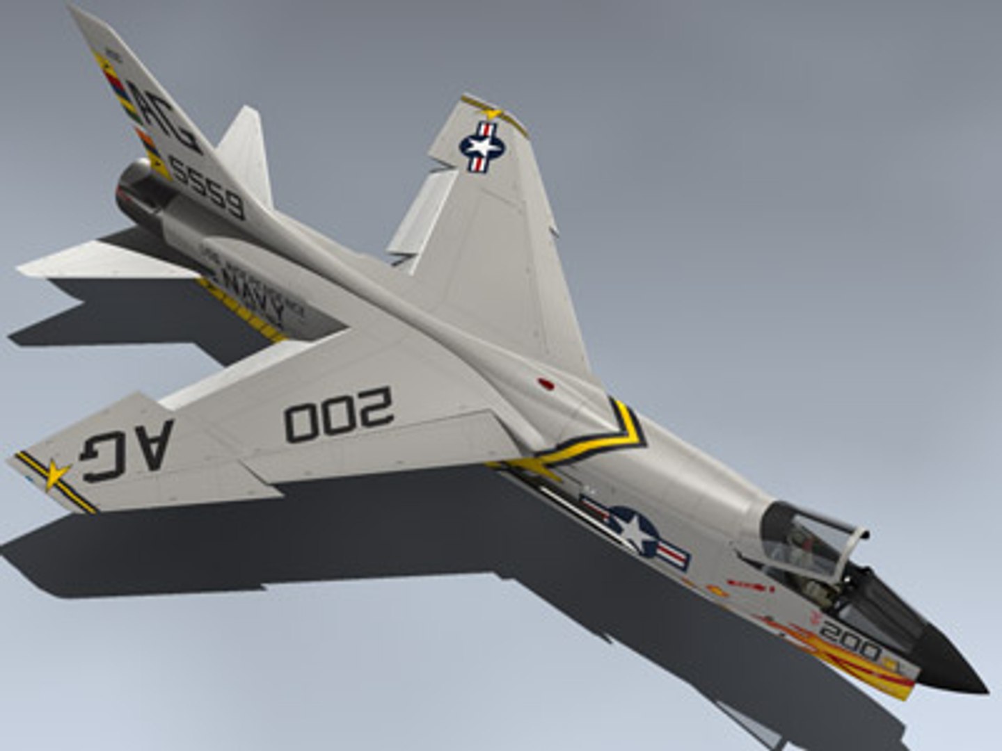 Navy Fighter 3d Model