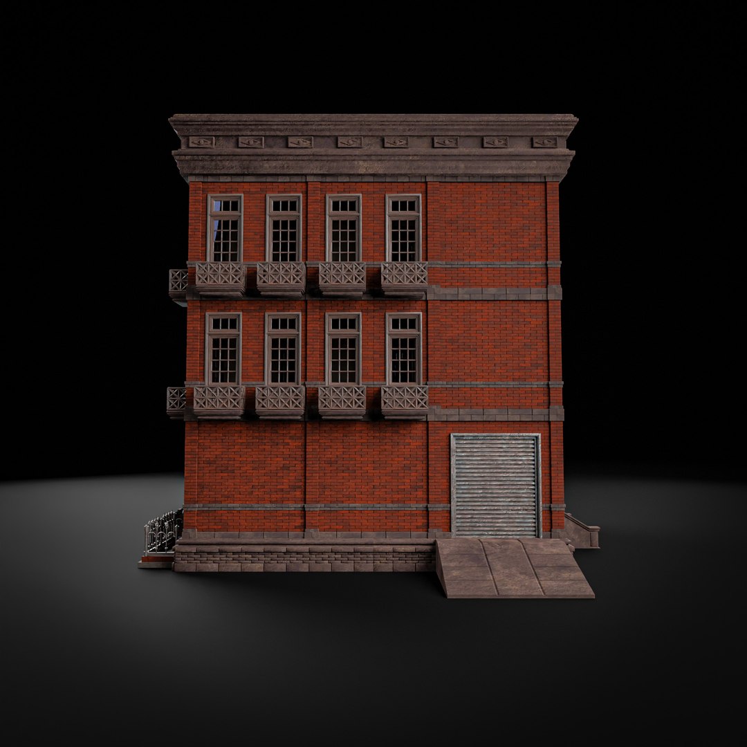 MODULAR BUILDING WITH INTERIOR KITBASH 01 3D Model - TurboSquid 2264949