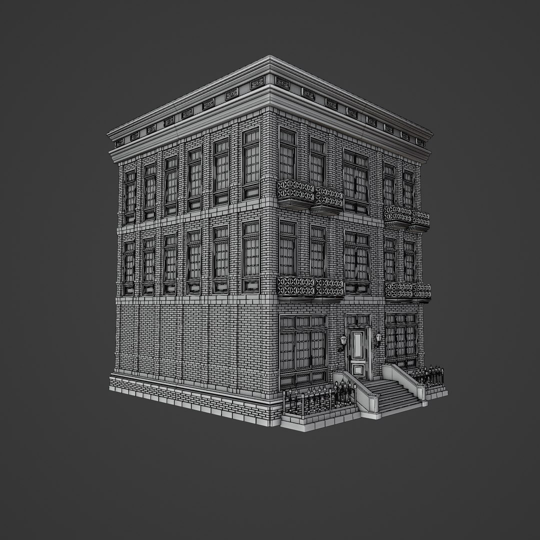 MODULAR BUILDING WITH INTERIOR KITBASH 01 3D Model - TurboSquid 2264949
