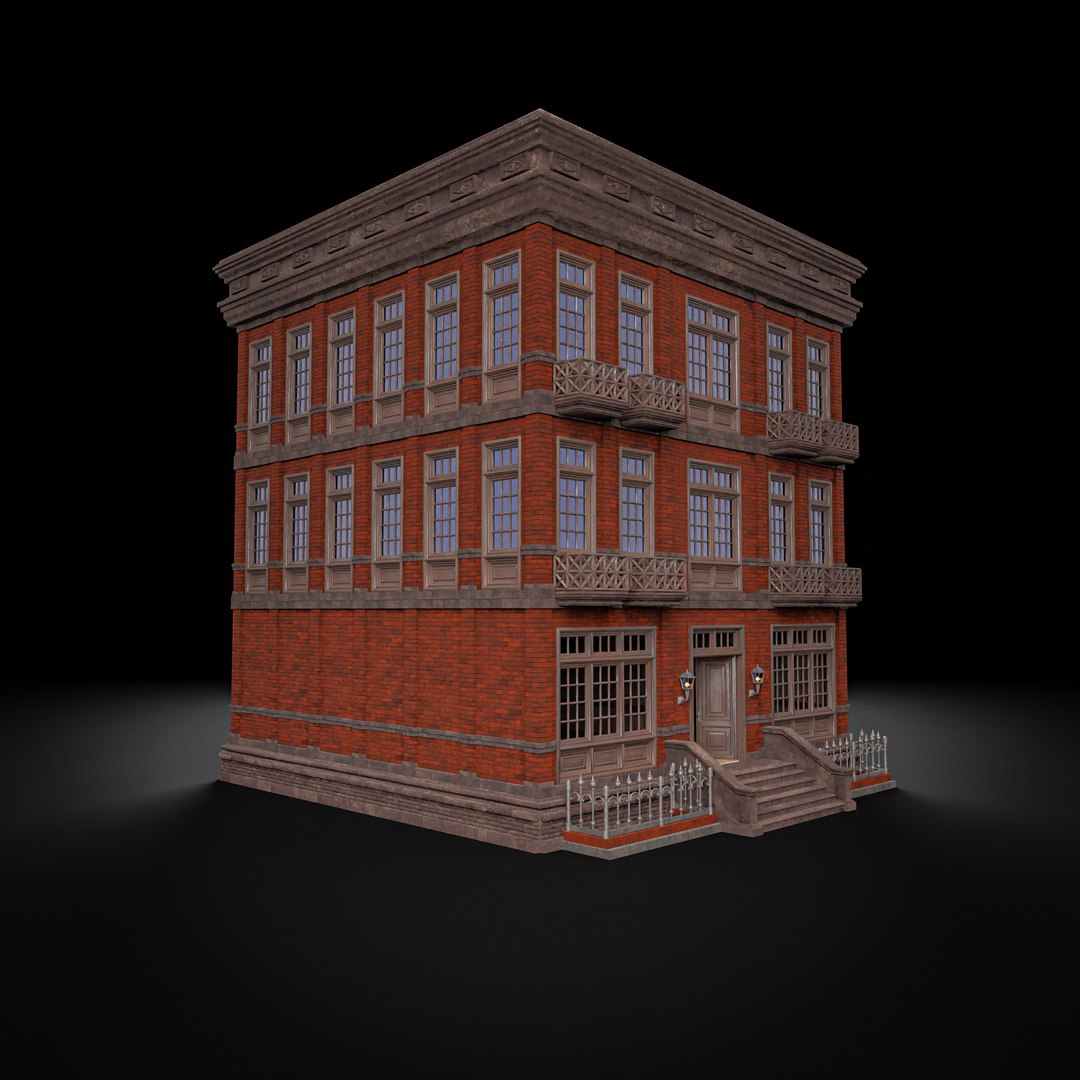 MODULAR BUILDING WITH INTERIOR KITBASH 01 3D Model - TurboSquid 2264949