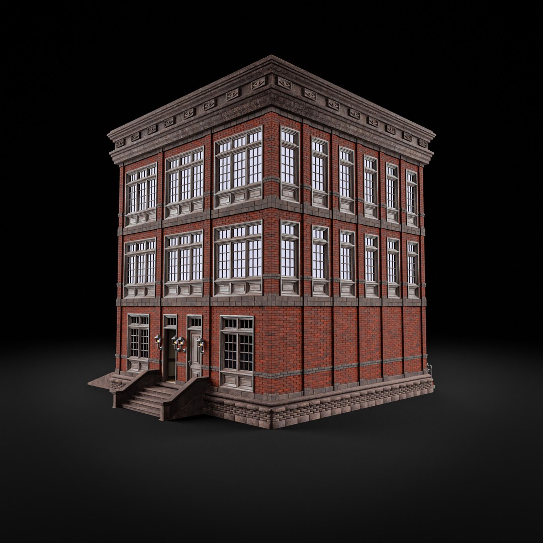 MODULAR BUILDING WITH INTERIOR KITBASH 01 3D Model - TurboSquid 2264949