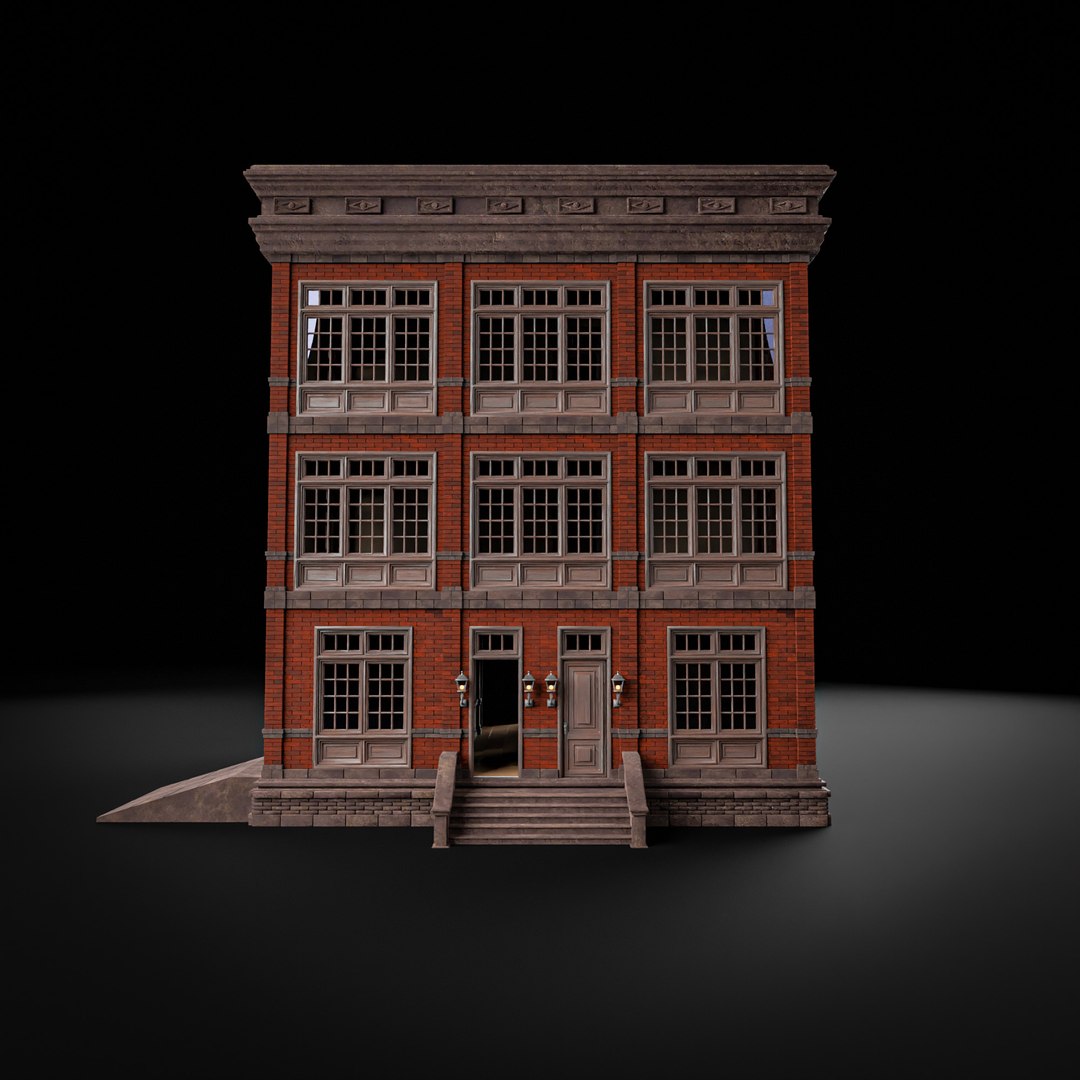 MODULAR BUILDING WITH INTERIOR KITBASH 01 3D Model - TurboSquid 2264949