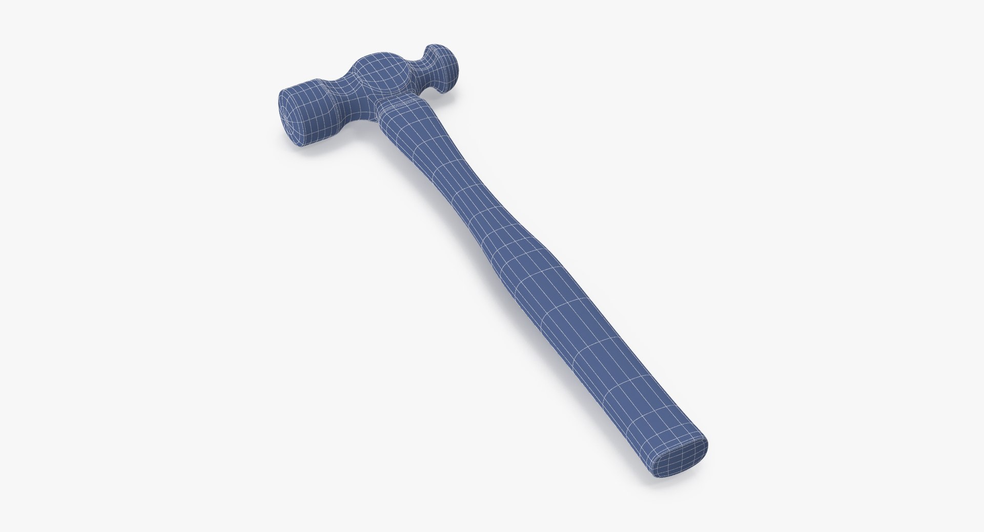 3d model ball peen hammer