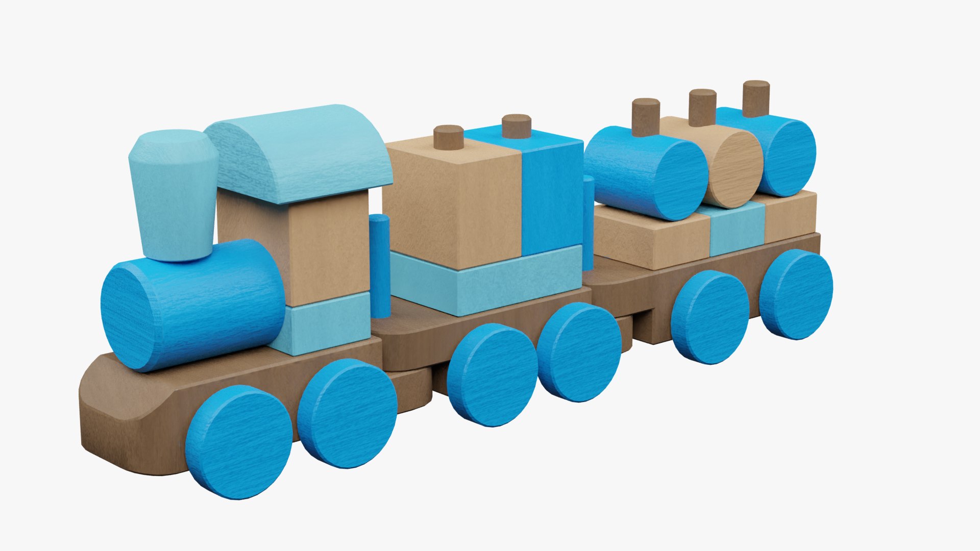 3D Kids Toys - Train - TurboSquid 2107131