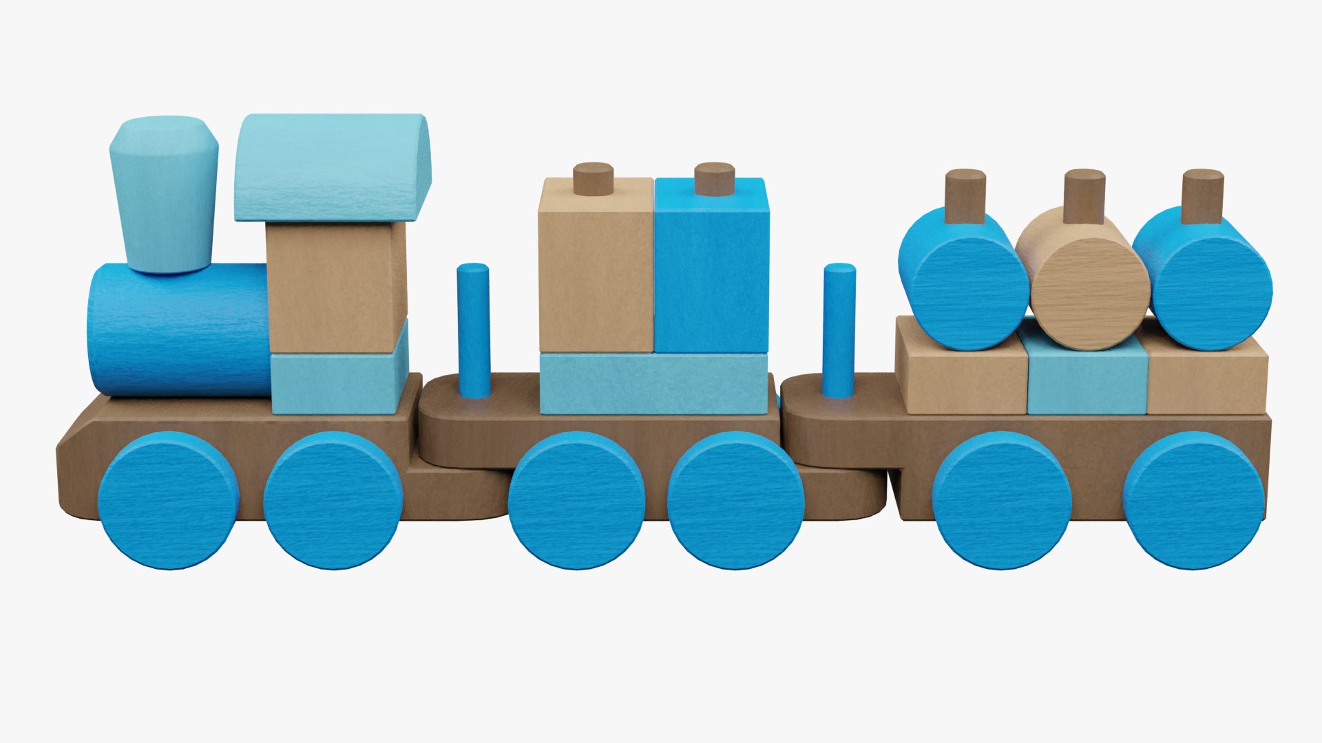 3D Kids Toys - Train - TurboSquid 2107131