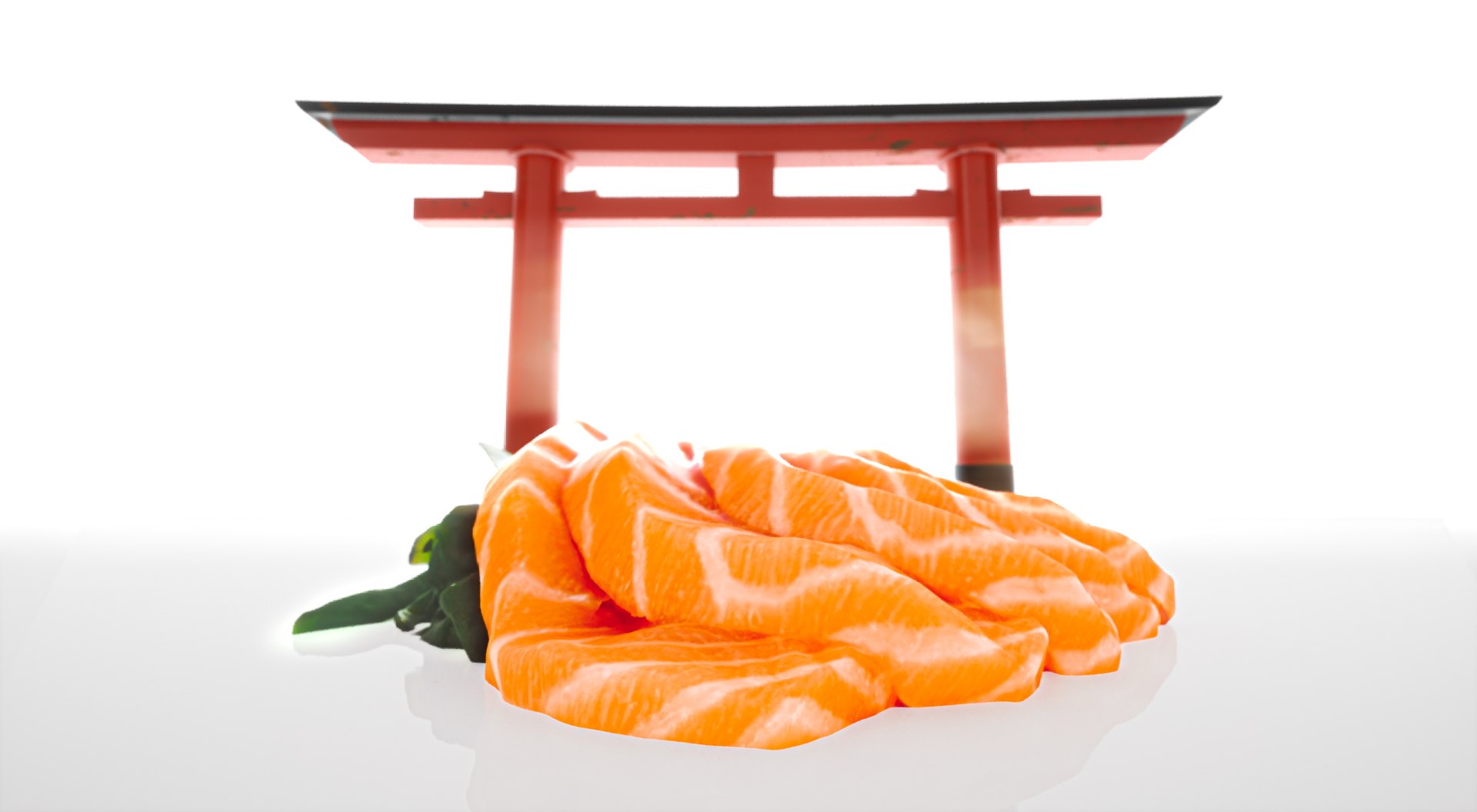 3D Sashimi Realistic 3d Model Salmon - TurboSquid 2129491