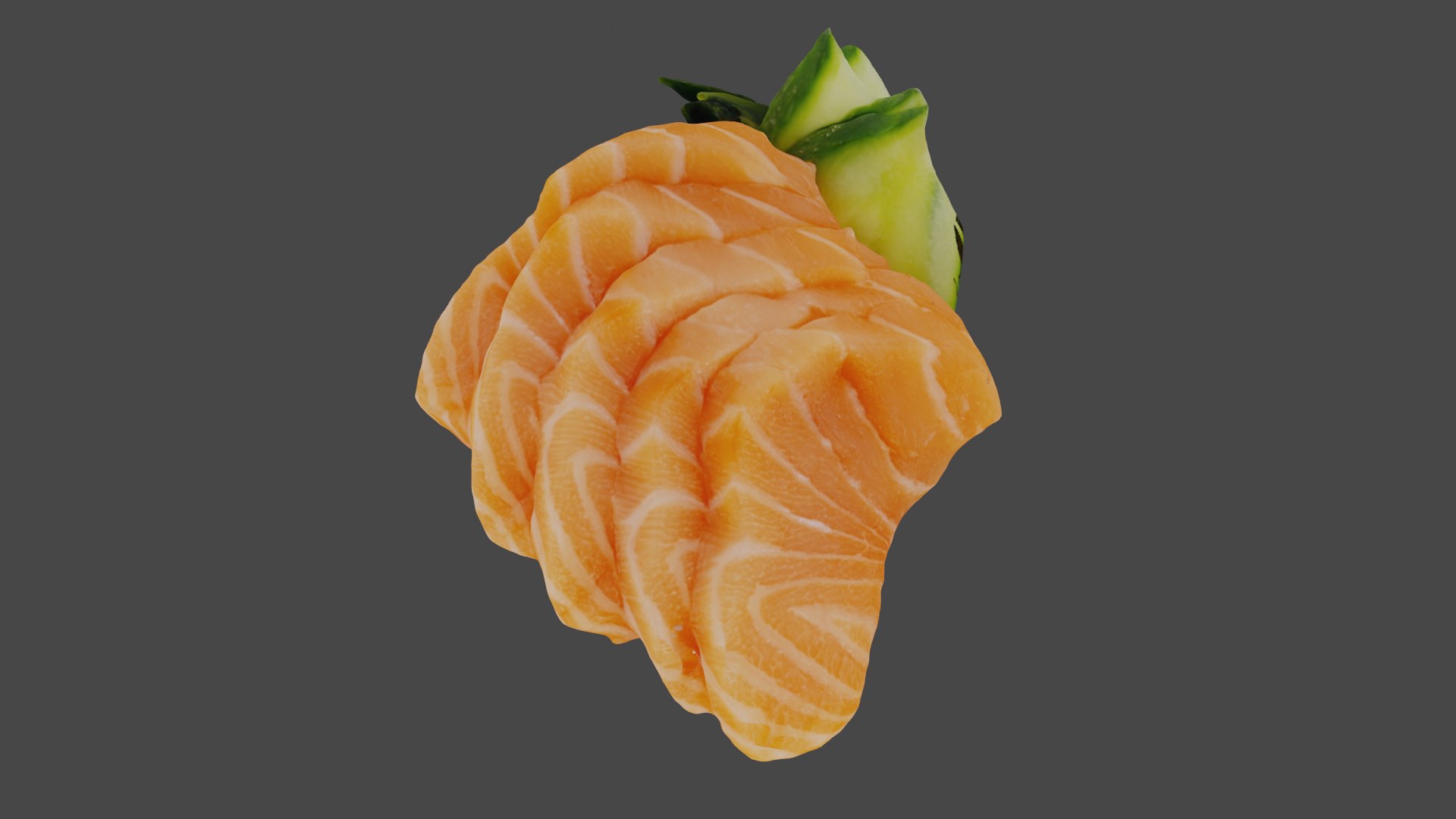 3D Sashimi Realistic 3d Model Salmon - TurboSquid 2129491