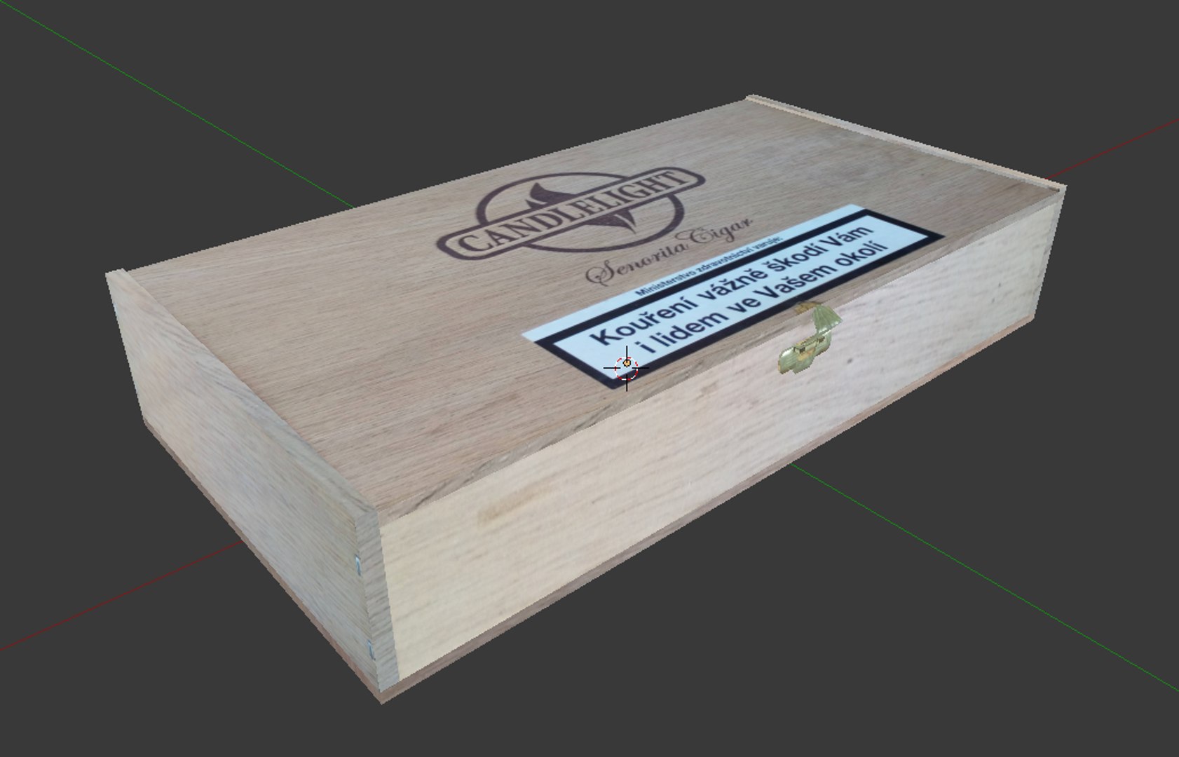 cigar box 3d blend