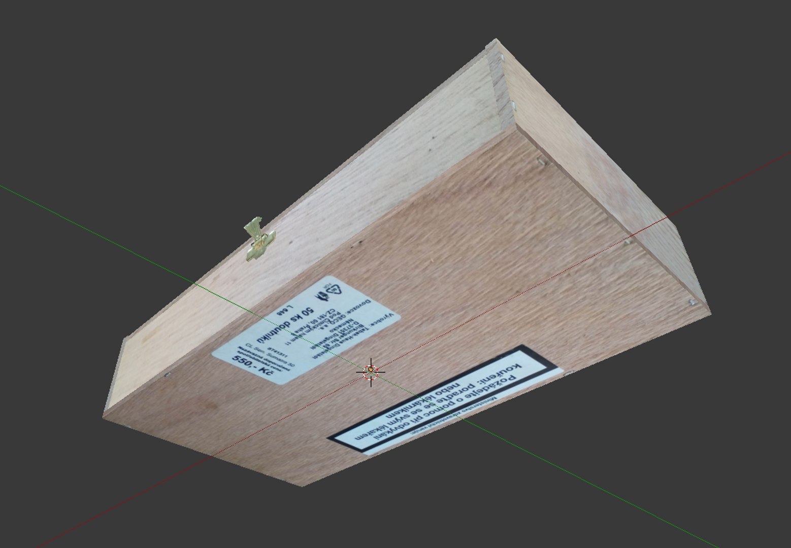 cigar box 3d blend