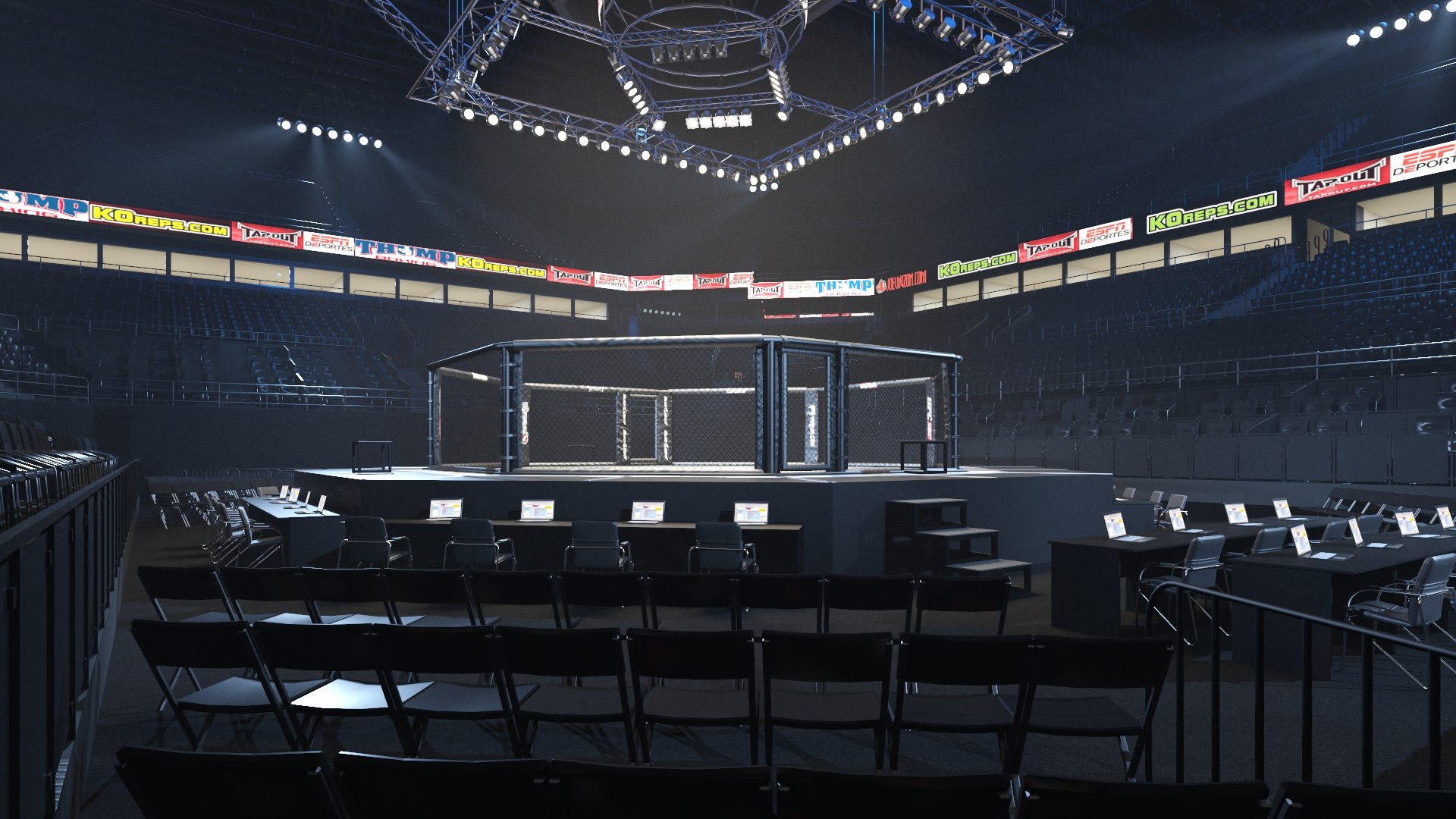 MMA Arena 3D model - TurboSquid 2016871