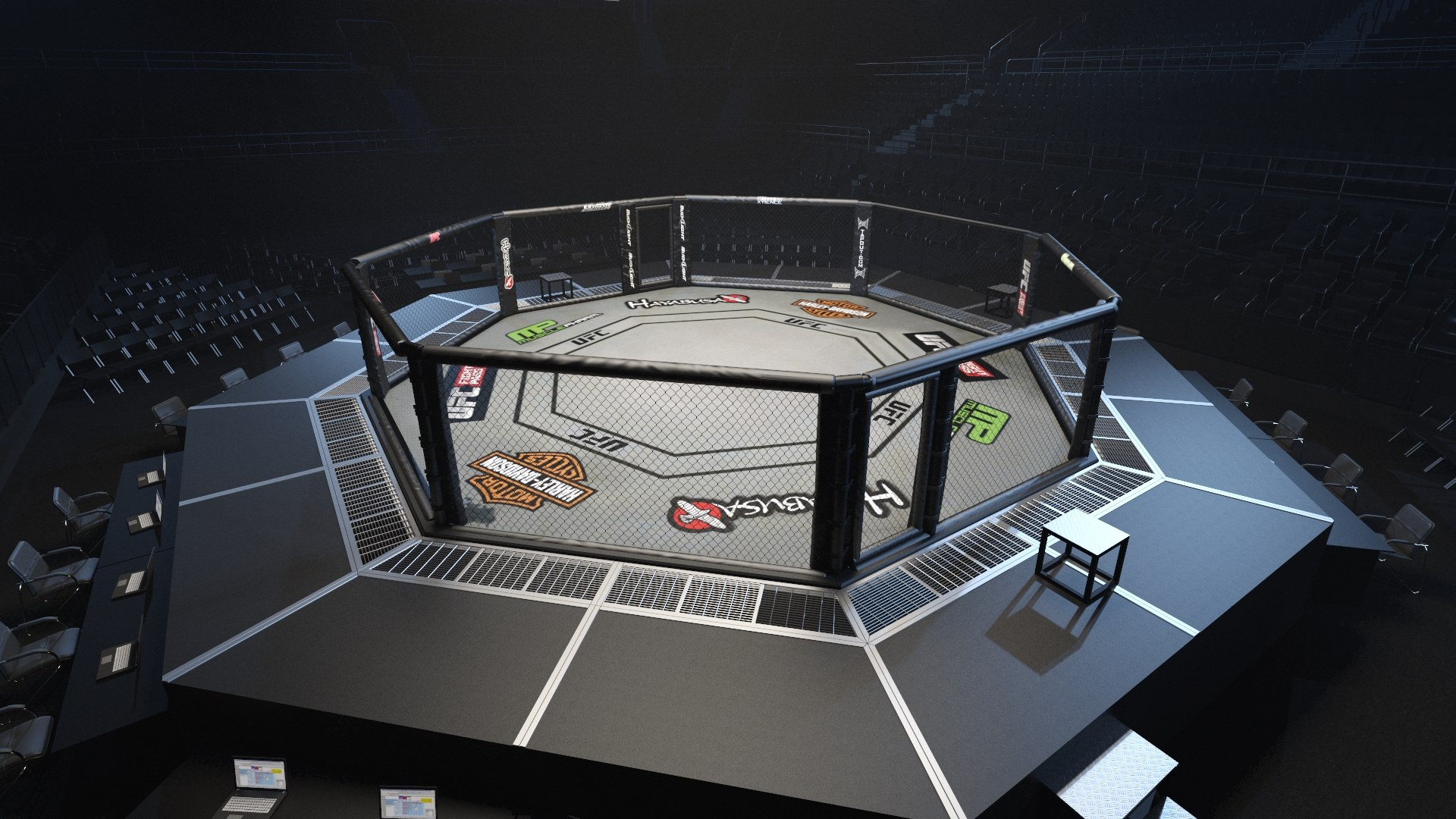 MMA Arena 3D model - TurboSquid 2016871