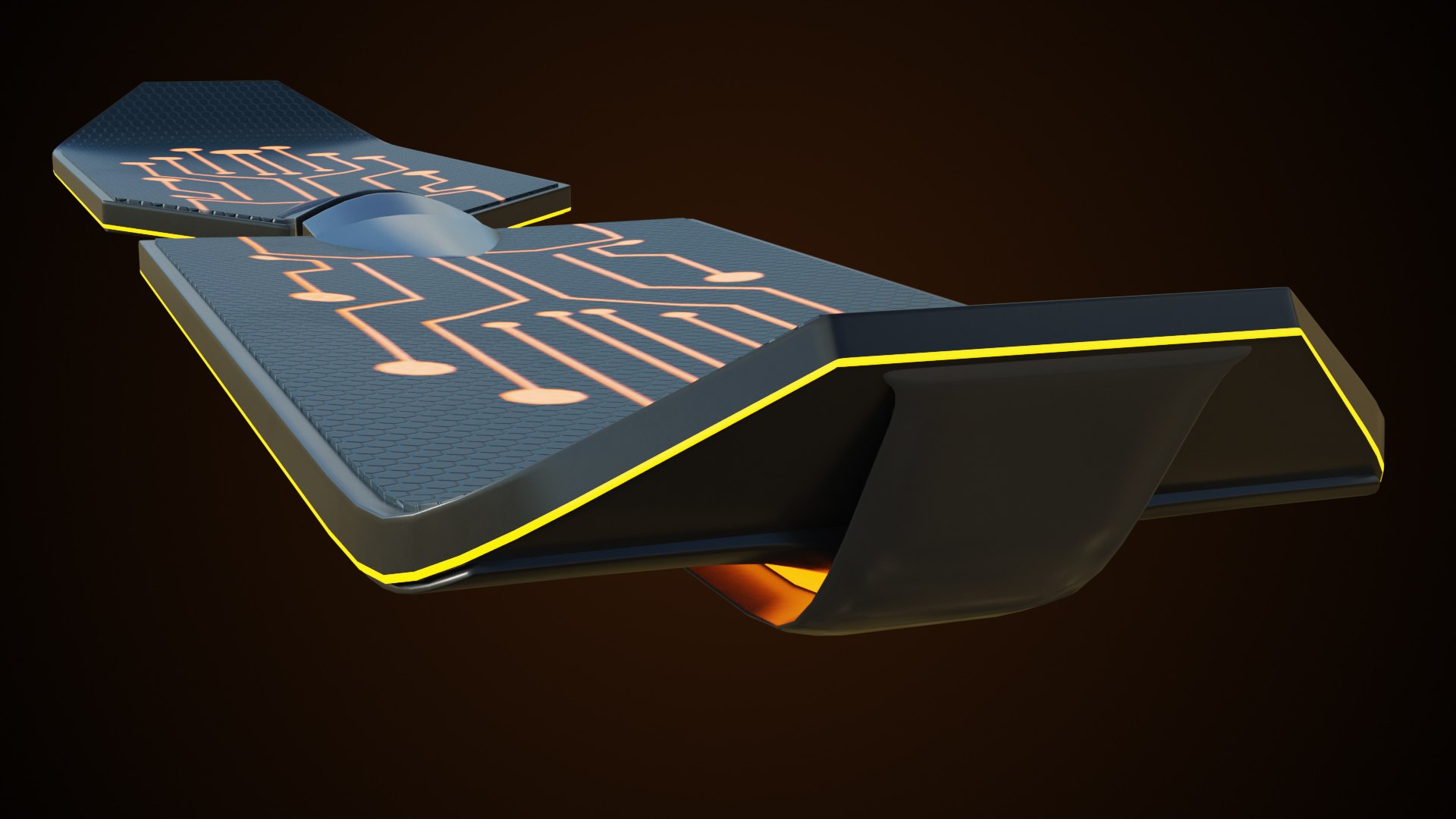 3D Sic-Fi Hoverboard 4 All PBR Unity UE Textures Included - TurboSquid ...