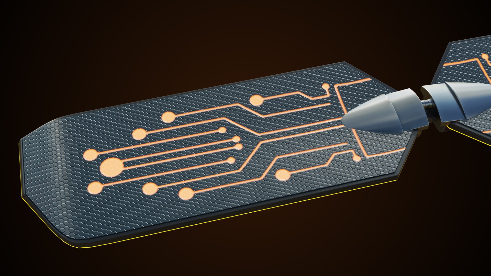 3D Sic-Fi Hoverboard 4 All PBR Unity UE Textures Included - TurboSquid ...