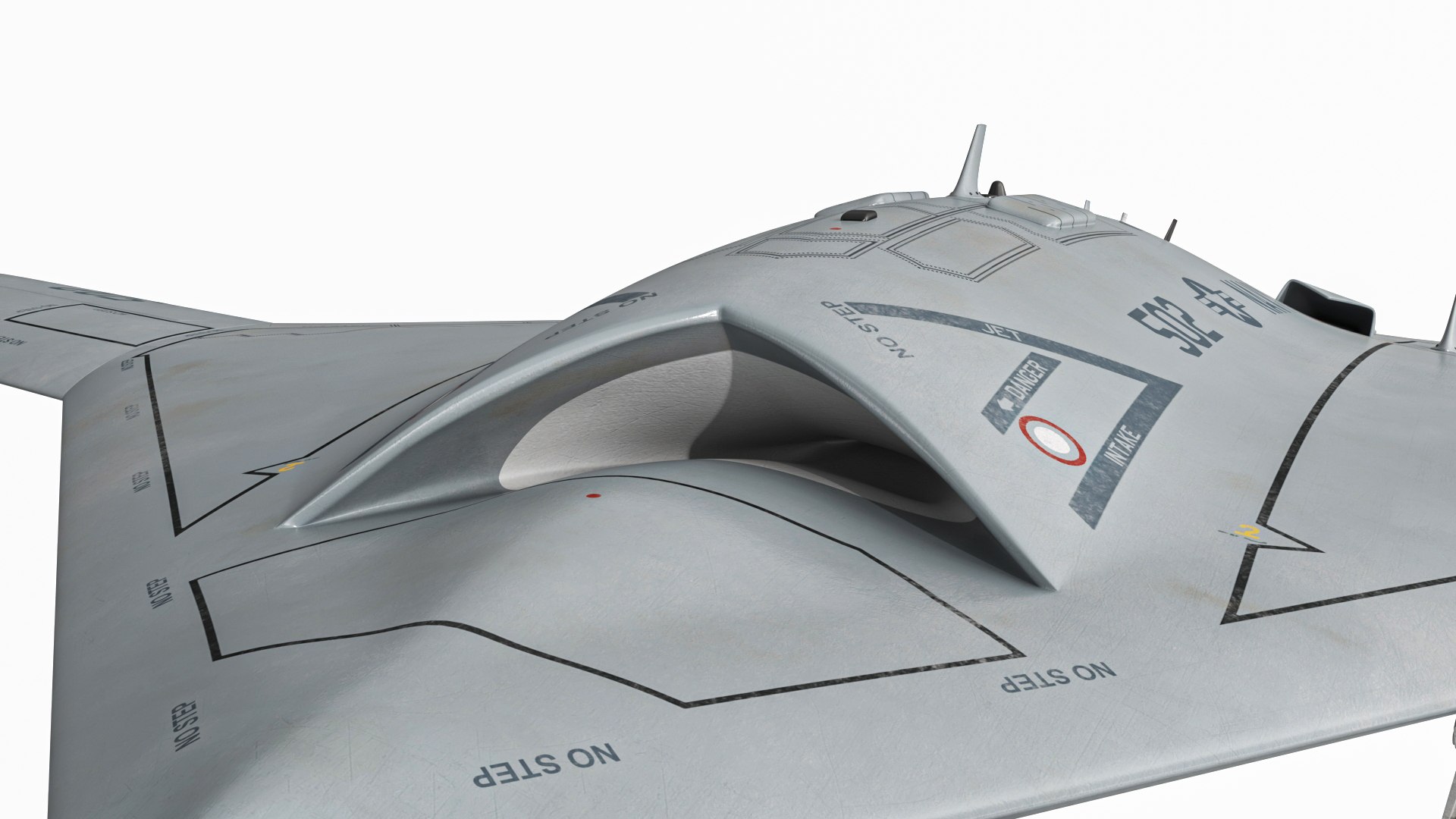 X-47B Stealth UAV Folded Wings 3D - TurboSquid 2367859