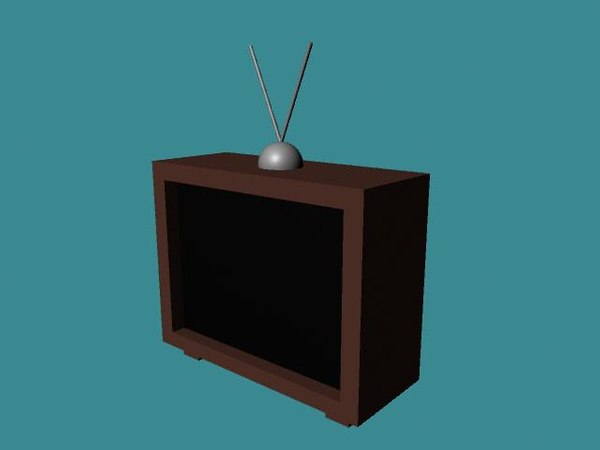 television 3d model