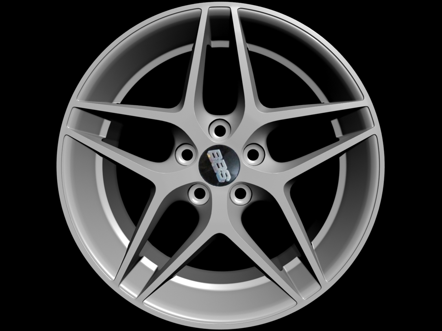 3d Bbs Cf Wheel Model