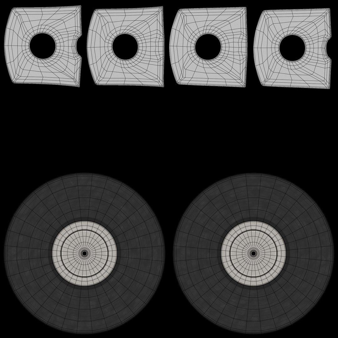 3D Model Vinyl Record Sleeve 3 - TurboSquid 1608365