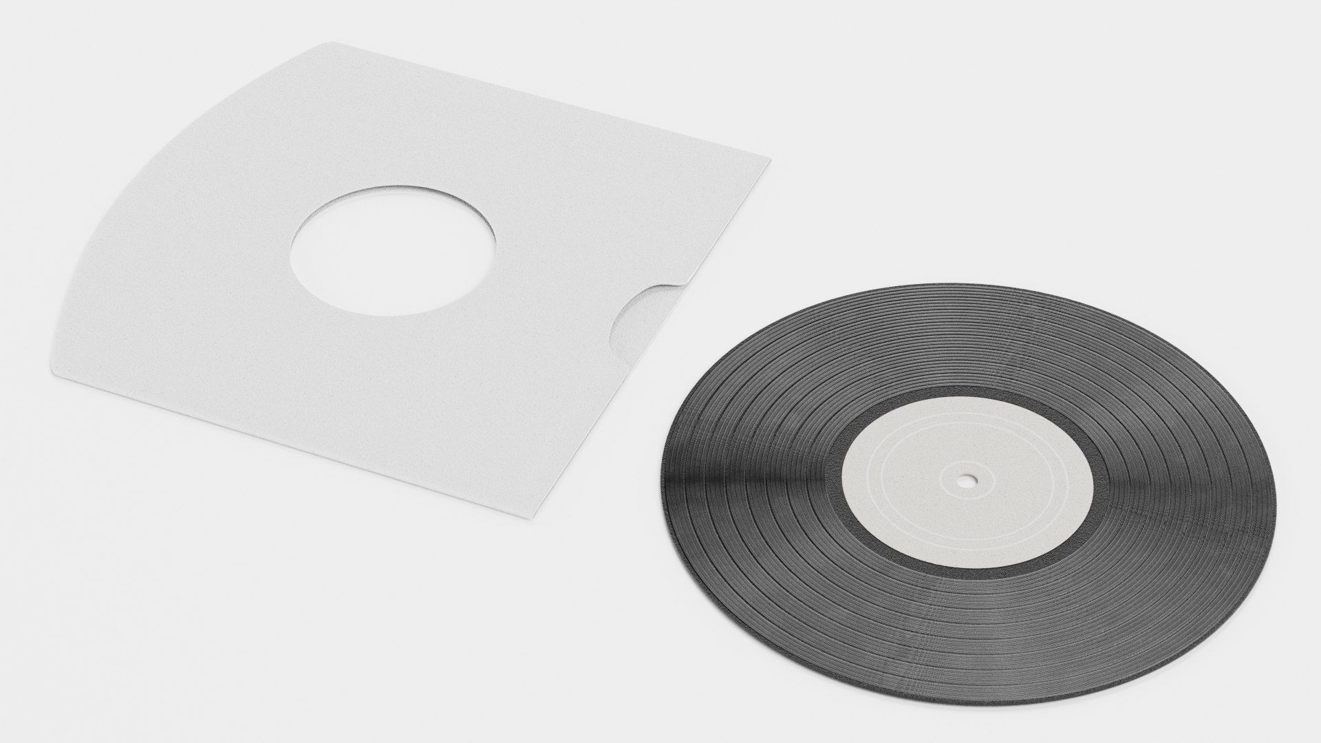 3D Model Vinyl Record Sleeve 3 - TurboSquid 1608365