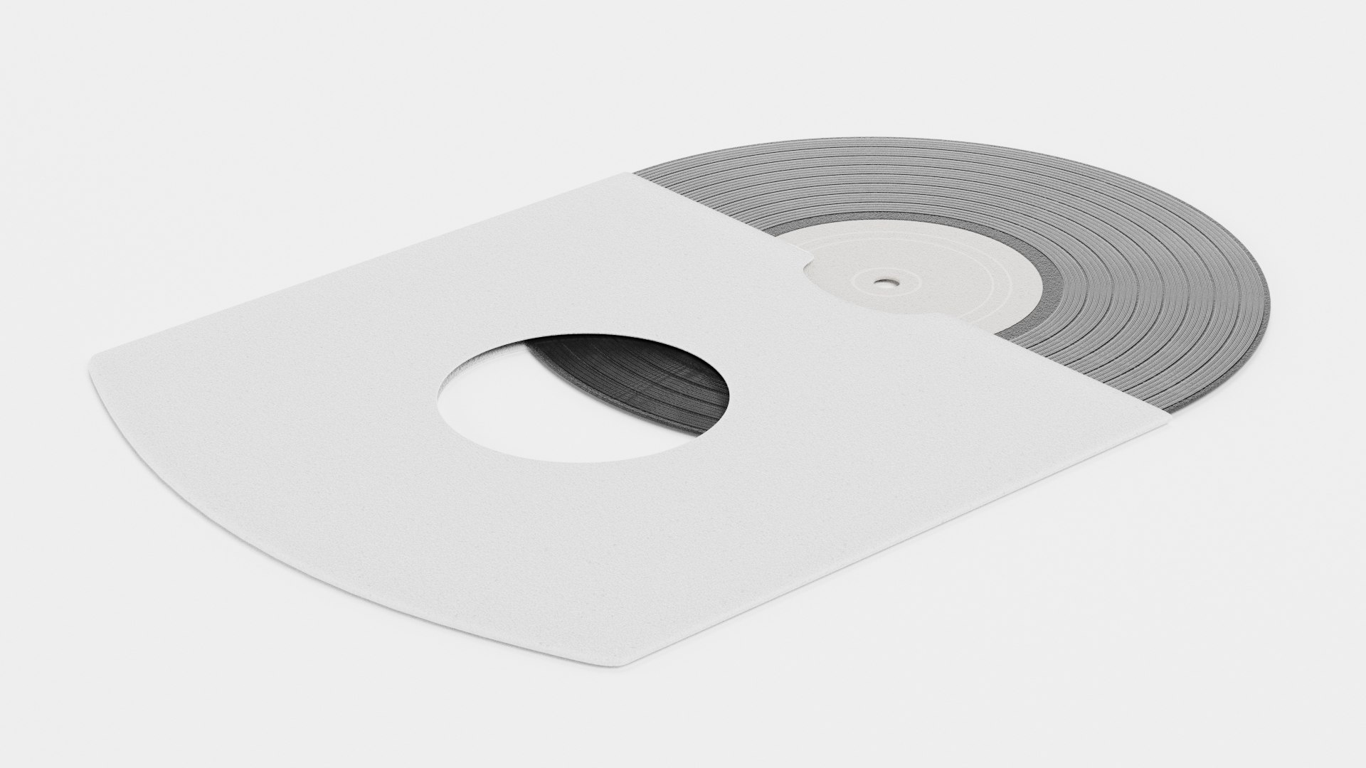 3D Model Vinyl Record Sleeve 3 - TurboSquid 1608365