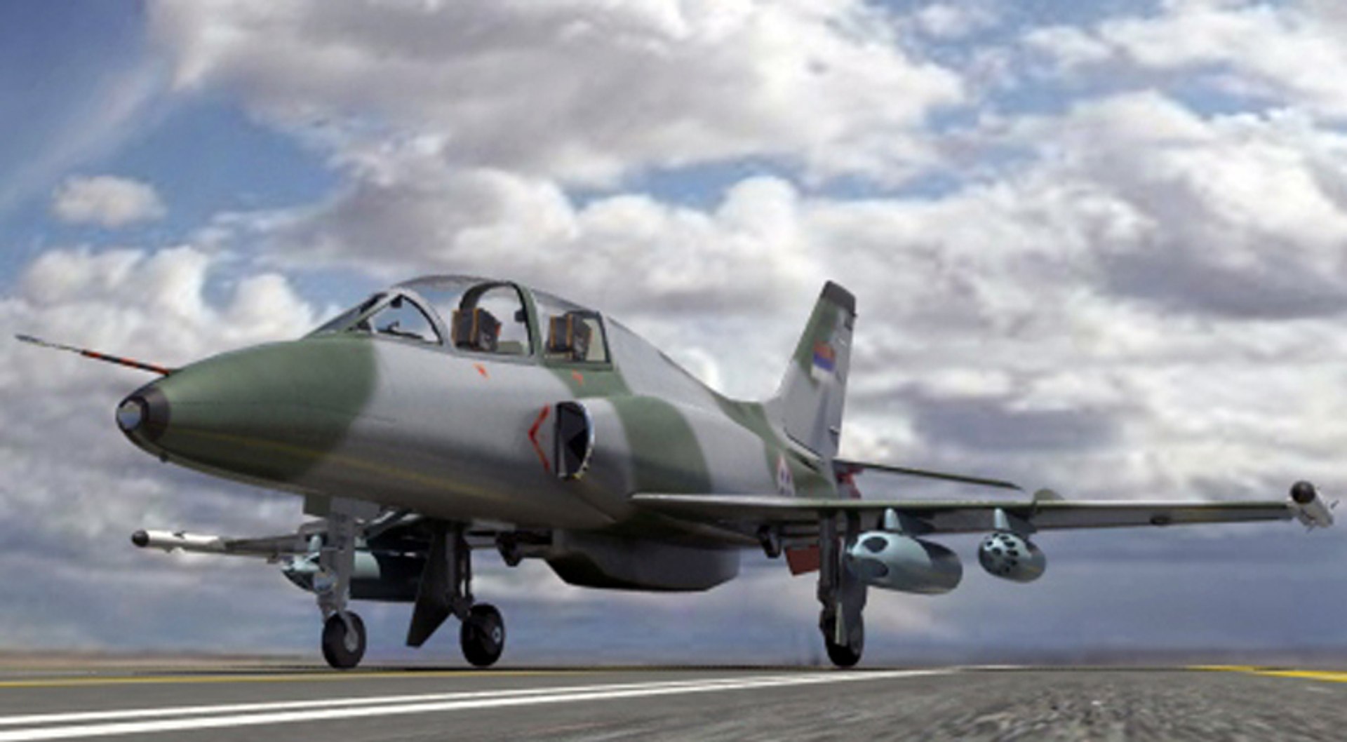 G-4 Super Galeb 3d Model