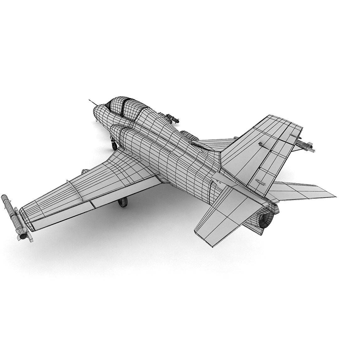 G-4 Super Galeb 3d Model