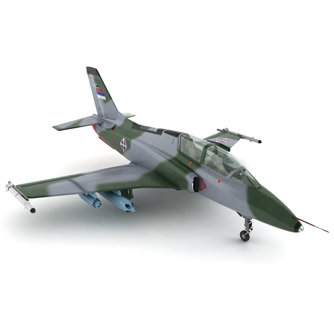 G-4 Super Galeb 3d Model