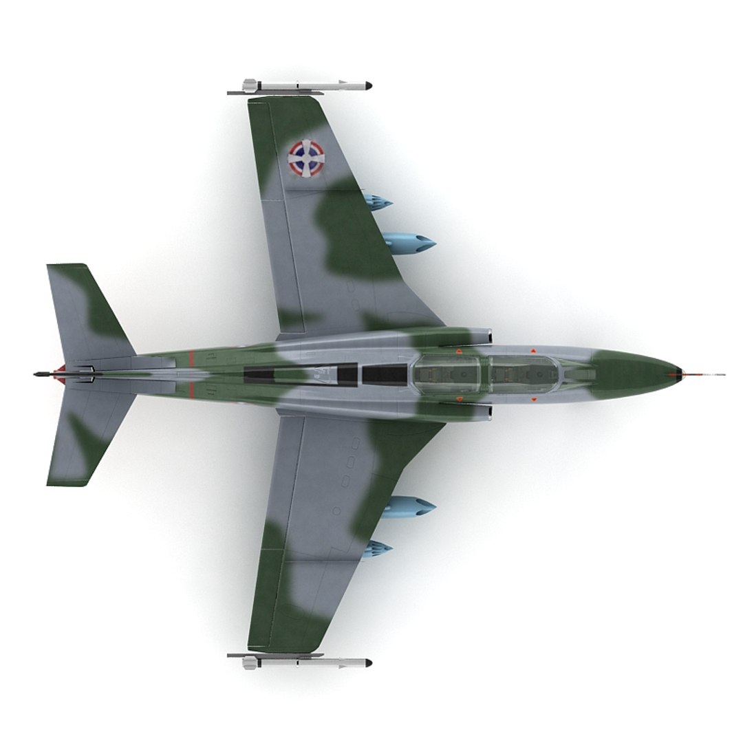 G-4 Super Galeb 3d Model