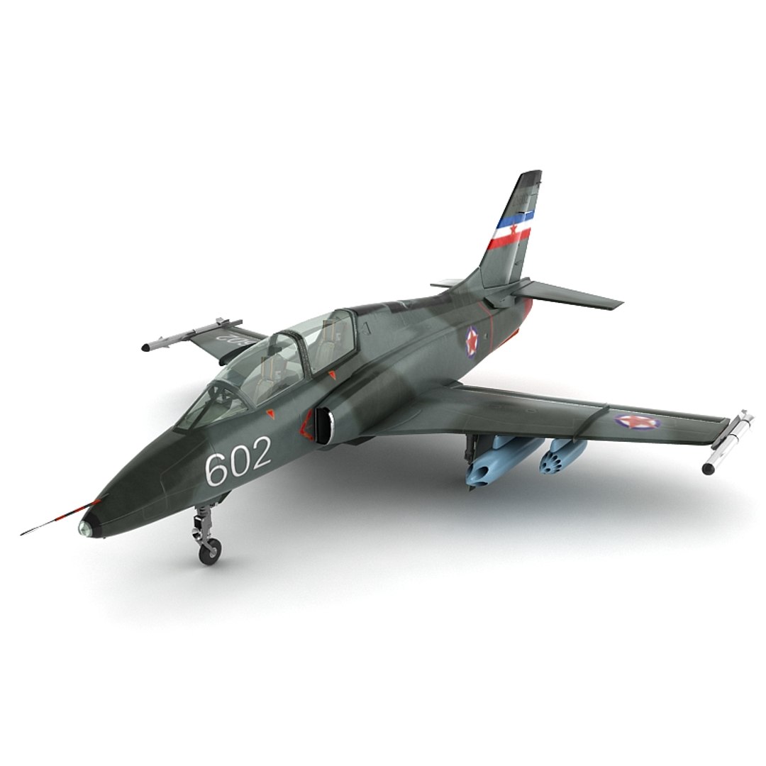 G-4 Super Galeb 3d Model