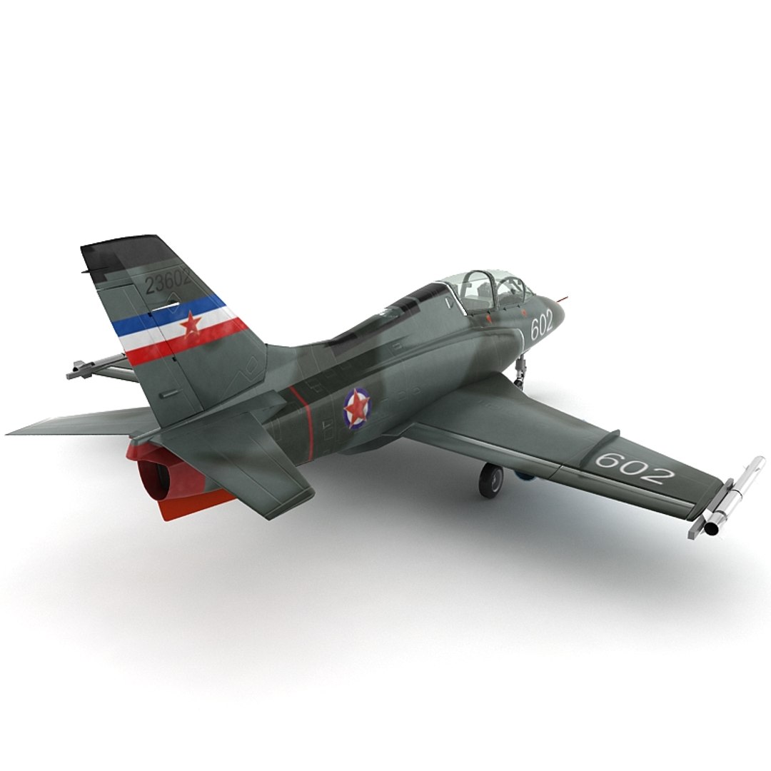G-4 Super Galeb 3d Model