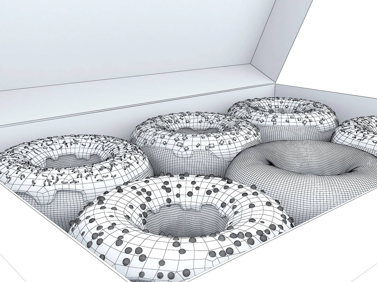 Donut model - TurboSquid 1817959