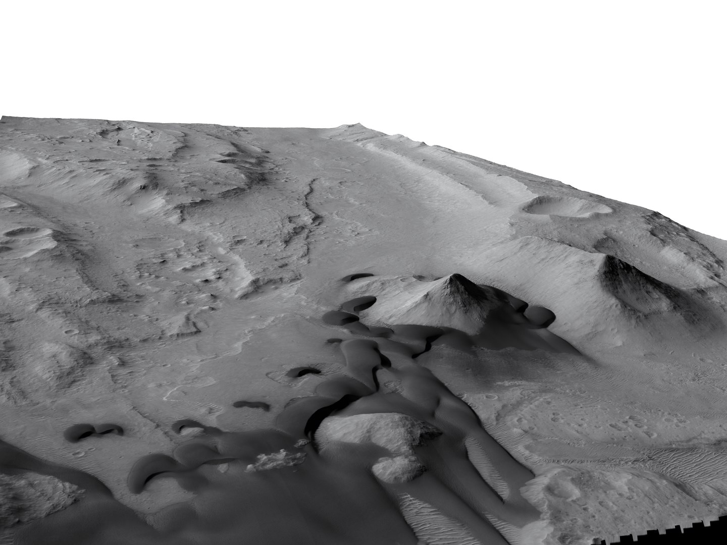 3D MARS VR - Dune Interaction In Ganges Chasma - TurboSquid 1969369