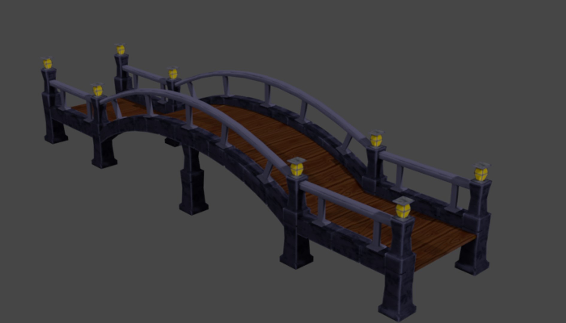 Stylized Bridge 3D Model - TurboSquid 1605280