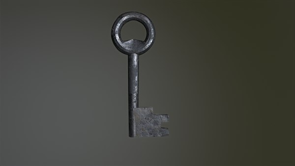 modelo 3d Old Keys Low Poly - Juego listo - TurboSquid 1795591