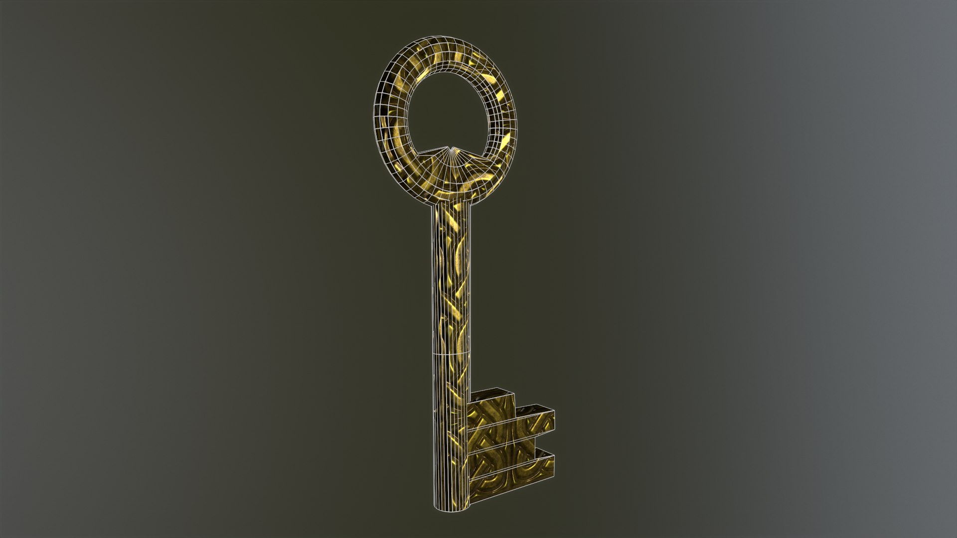 Old Keys Low Poly - Game Ready 3D Model - TurboSquid 1795591